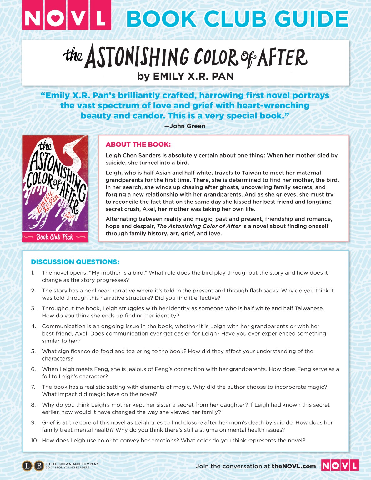 The Astonishing Color of After by Emily X.R. Pan | Hachette Book Group