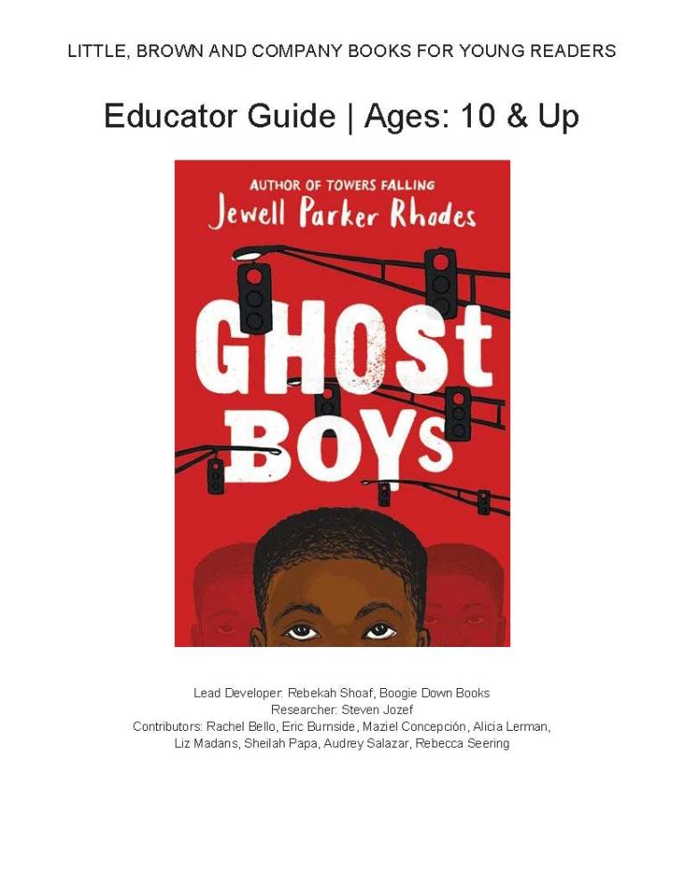 Ghost Boys by Jewell Parker Rhodes | Hachette Book Group