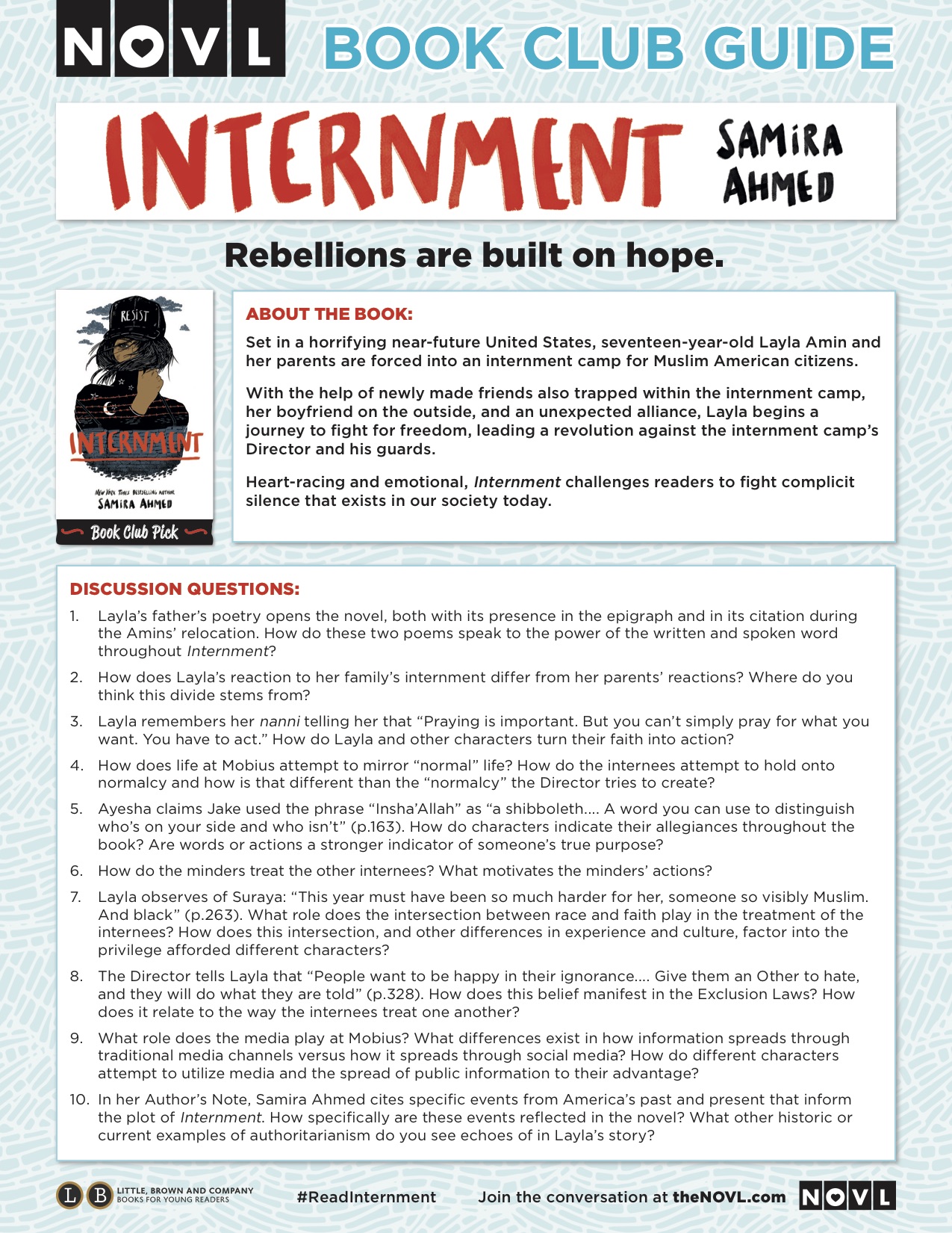 Internment by Samira Ahmed | Hachette Book Group