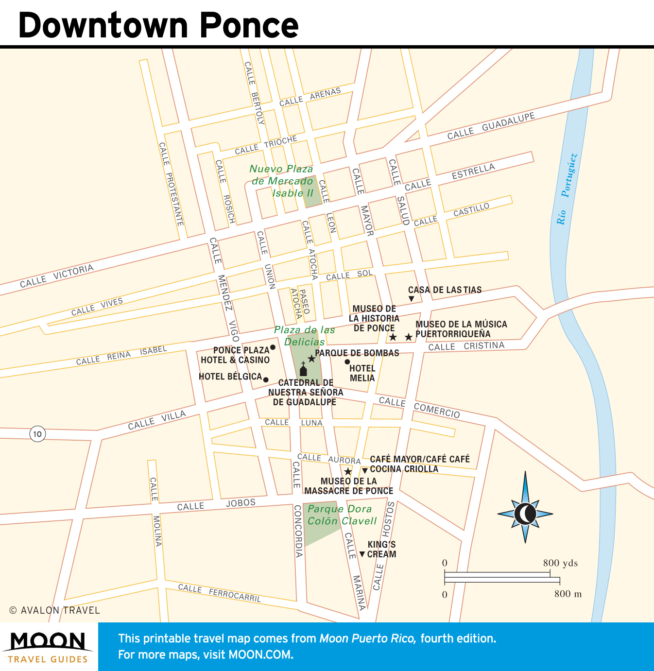Map Of Ponce Puerto Rico