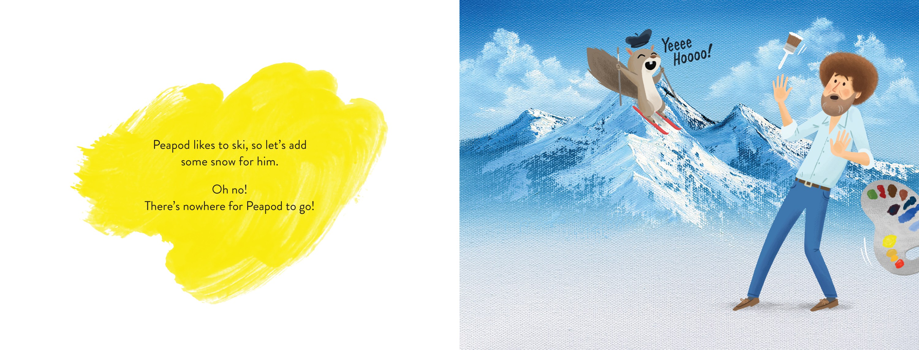 Bob Ross and Peapod the Squirrel by Robb Pearlman | Hachette Book Group