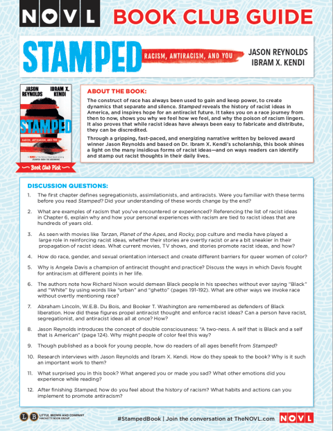 Stamped: Racism, Antiracism, and You by Jason Reynolds | Hachette Book ...