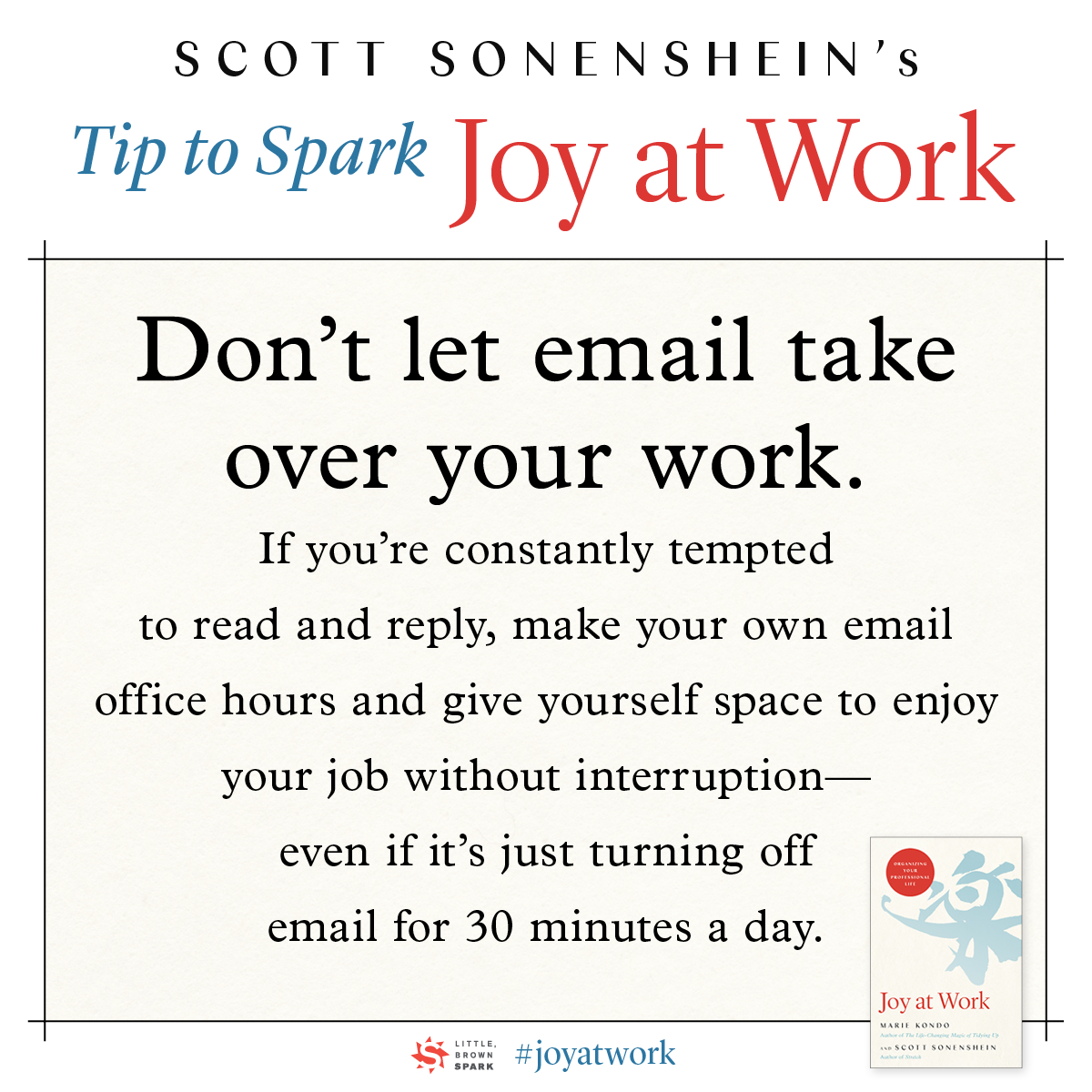 Joy at Work by Marie Kondo | Hachette Book Group
