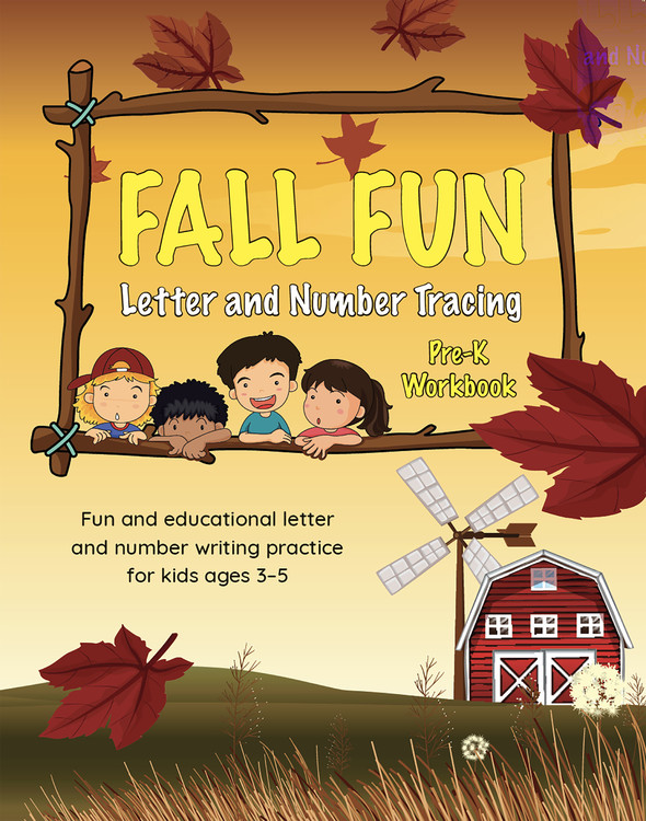 Fall Fun Letter and Number Tracing by Editors of Little Brown Lab ...
