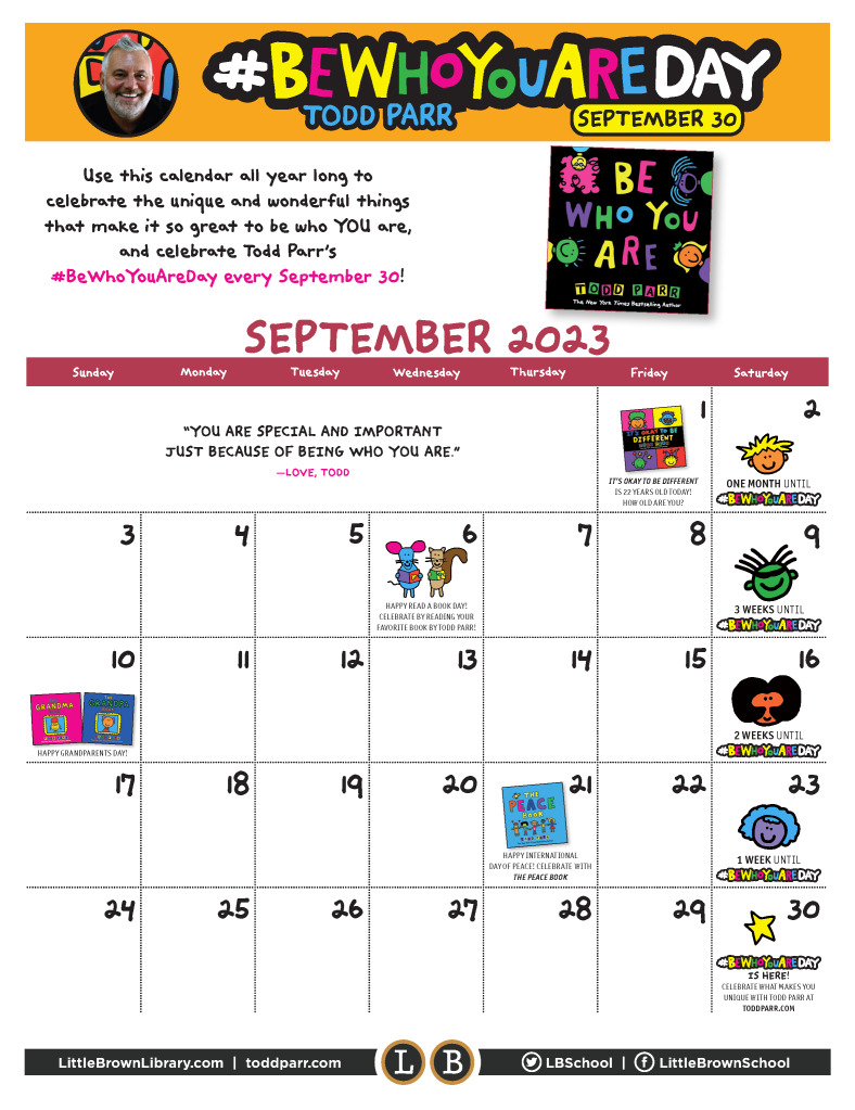 Todd Parr – #BeWhoYouAreDay | Todd Parr