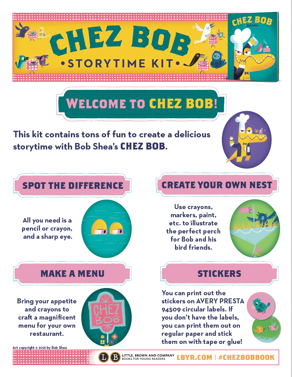 Chez Bob by Bob Shea | Hachette Book Group