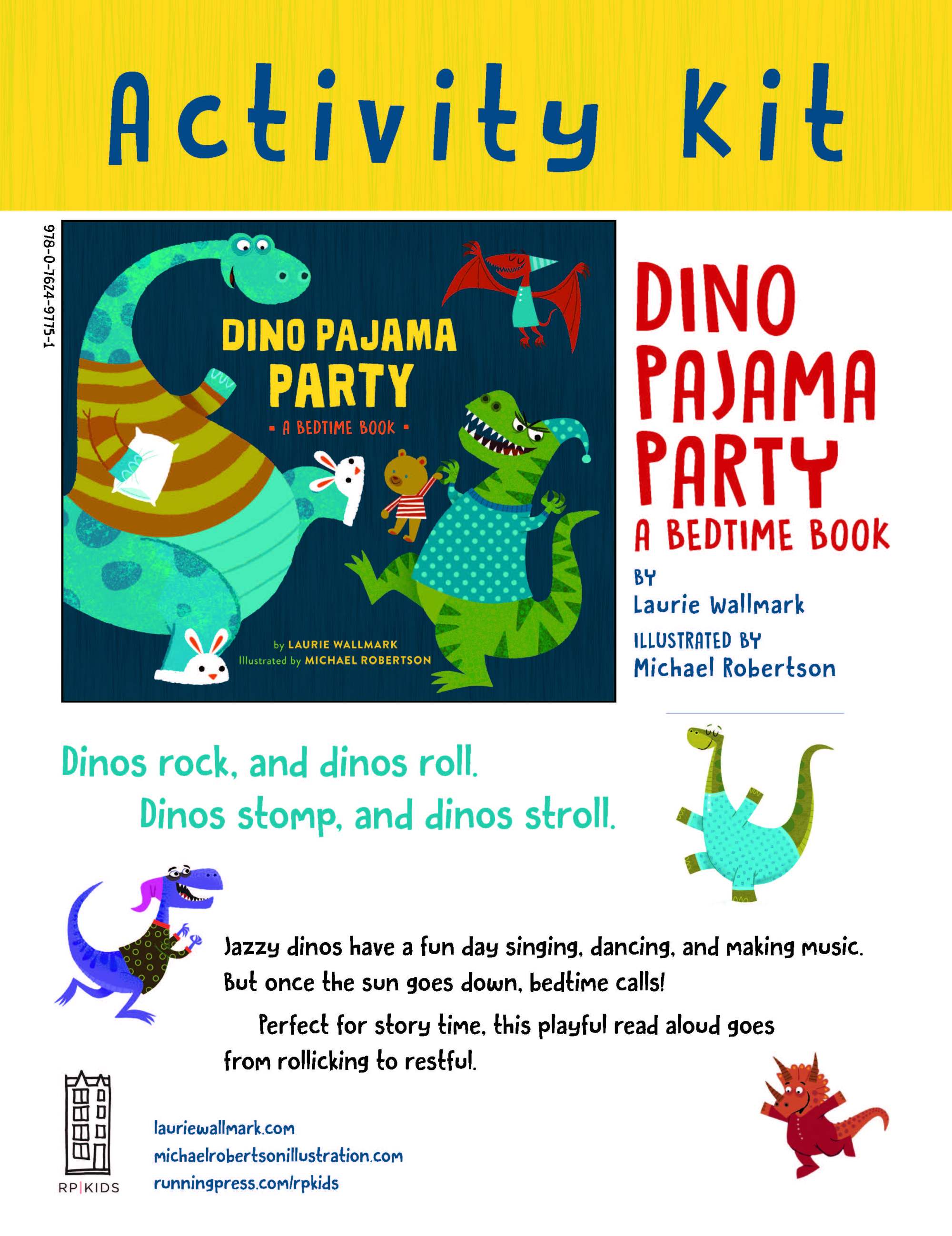 Dino Pajama Party by Laurie Wallmark | Hachette Book Group