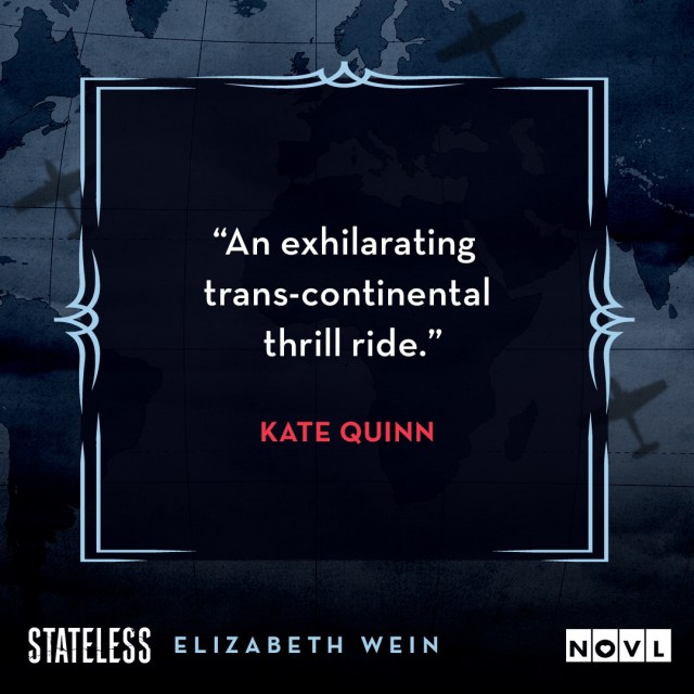 Enter for your chance to win STATELESS by Elizabeth Wein | Hachette ...