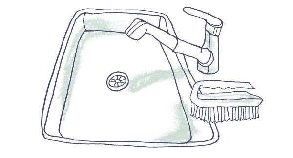 Clean Sink Clip Art