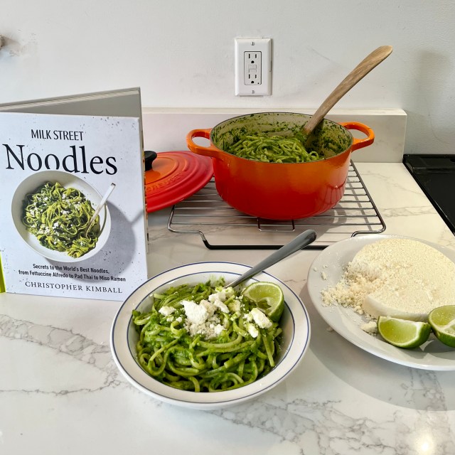 Peruvian Spinach Pesto Pasta Recipe | Hachette Book Group