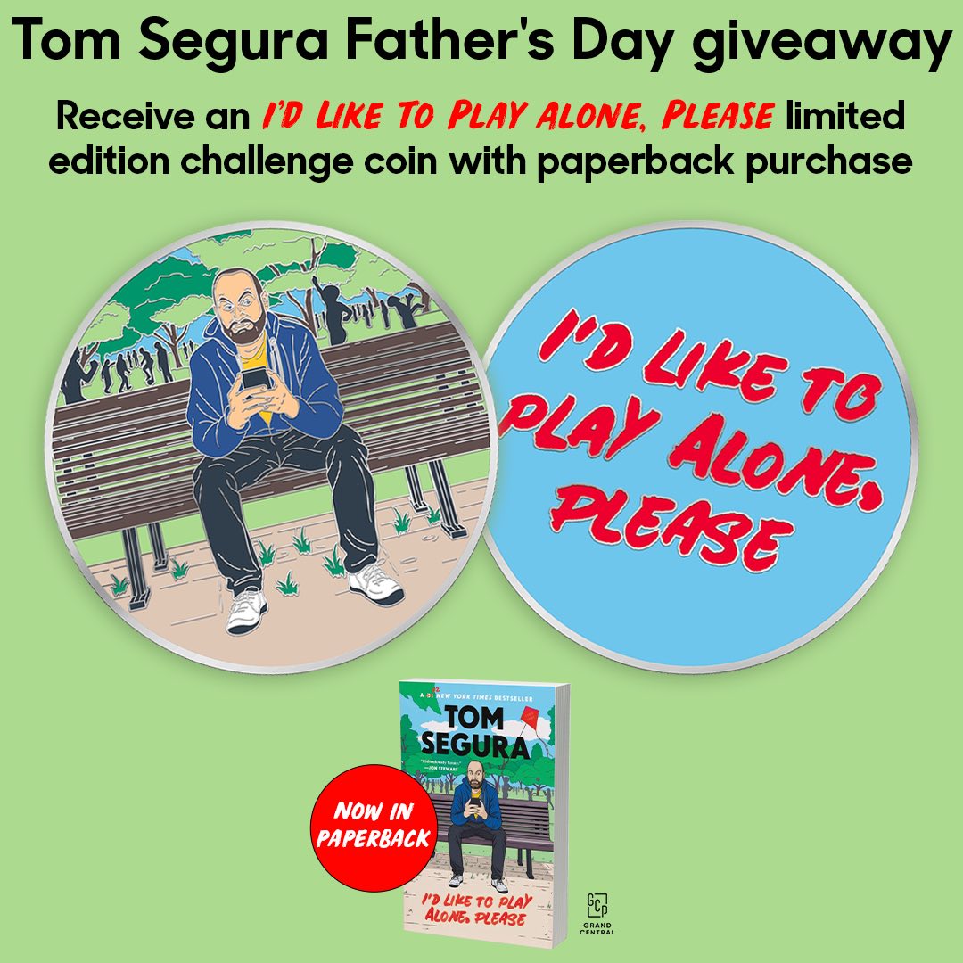 TOM SEGURA FATHER’S DAY GIVEAWAY | Hachette Book Group