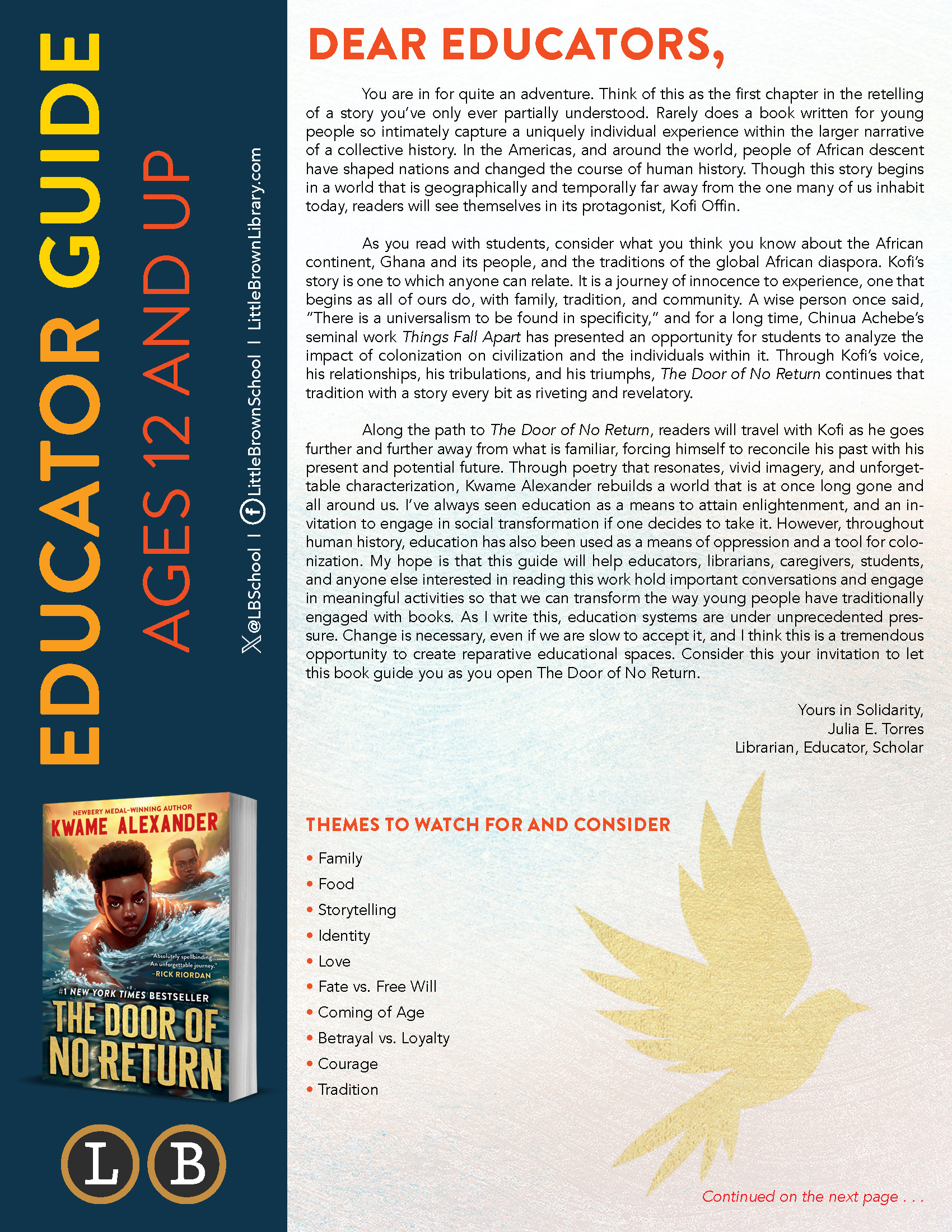 The Door of No Return by Kwame Alexander | Hachette Book Group