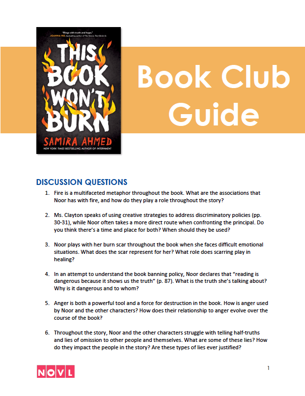 This Book Won’t Burn by Samira Ahmed | Hachette Book Group