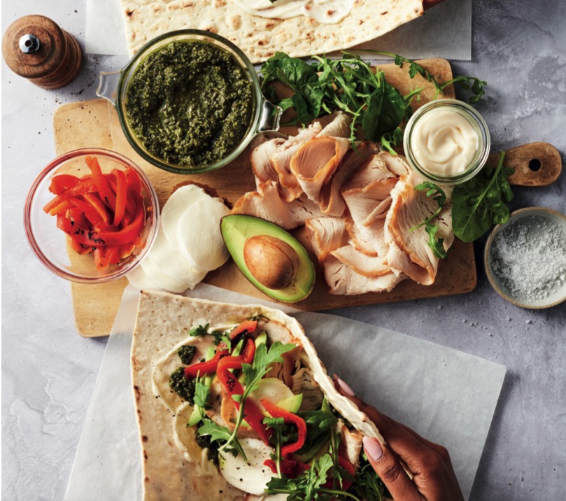 Pesto Turkey Wrap Recipe by Shawn Stevenson | Hachette Book Group