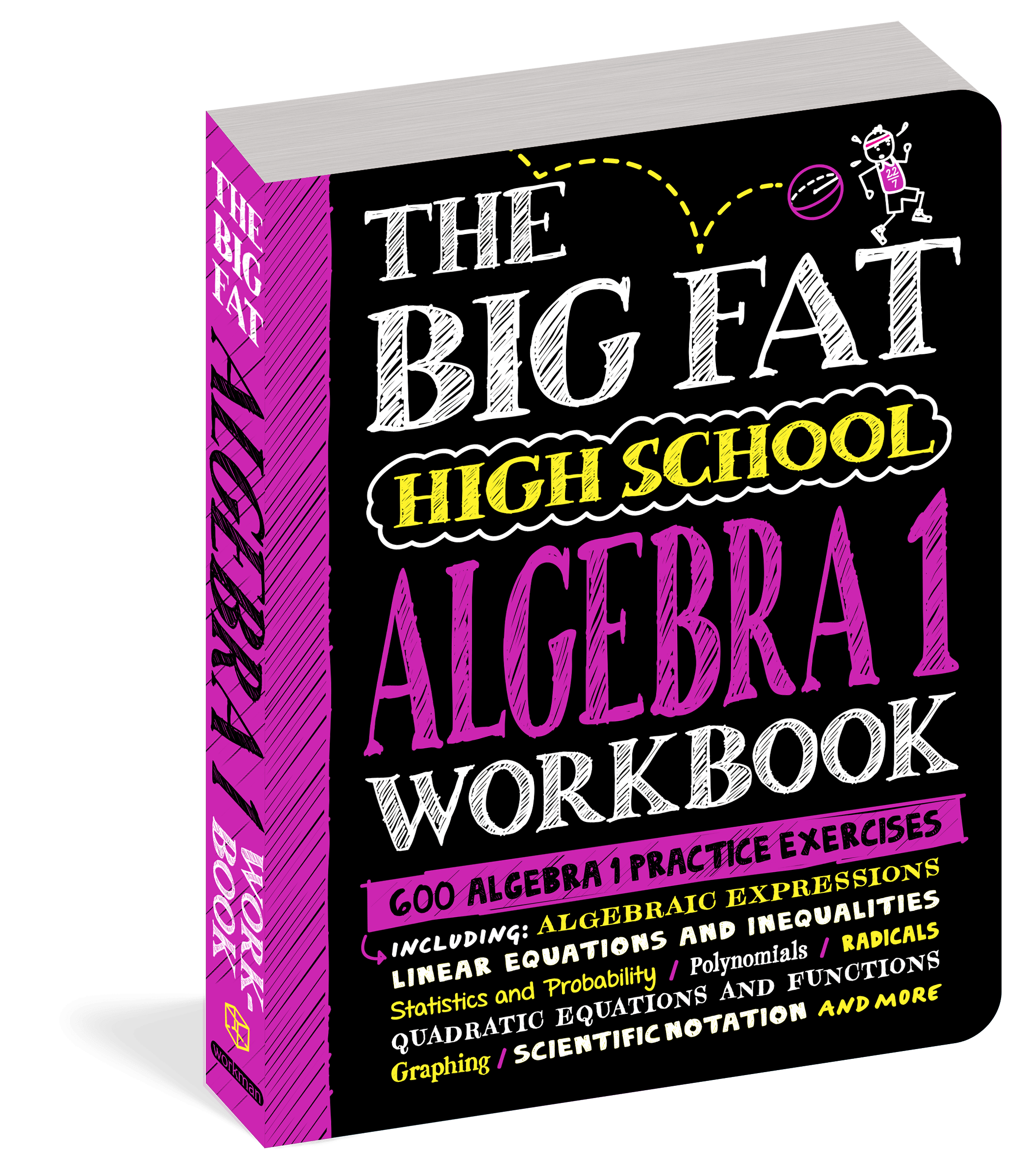 The Big Fat High School Algebra 1 Workbook by Workman Publishing ...
