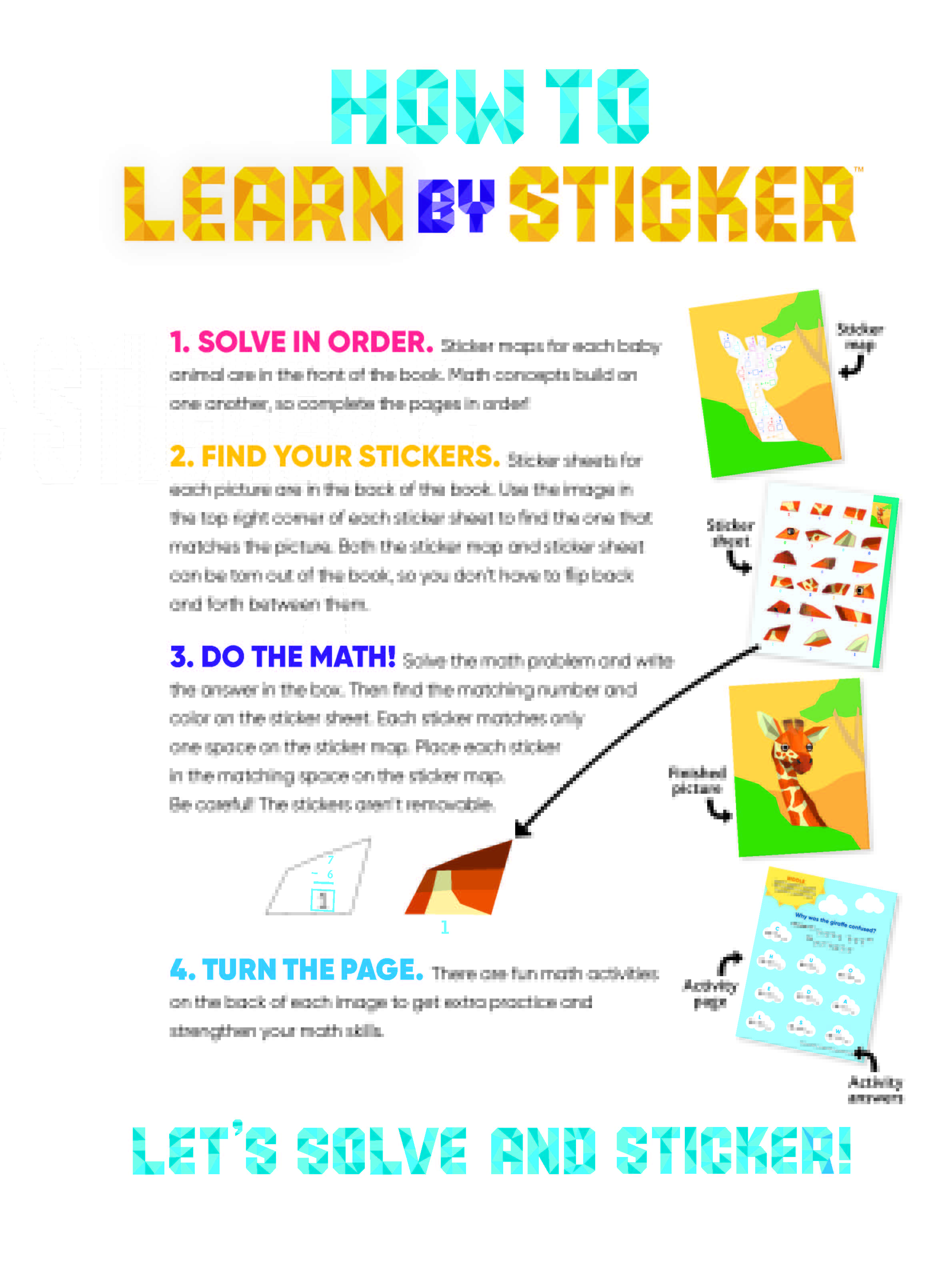 Learn by Sticker: Addition and Subtraction by Workman Publishing ...