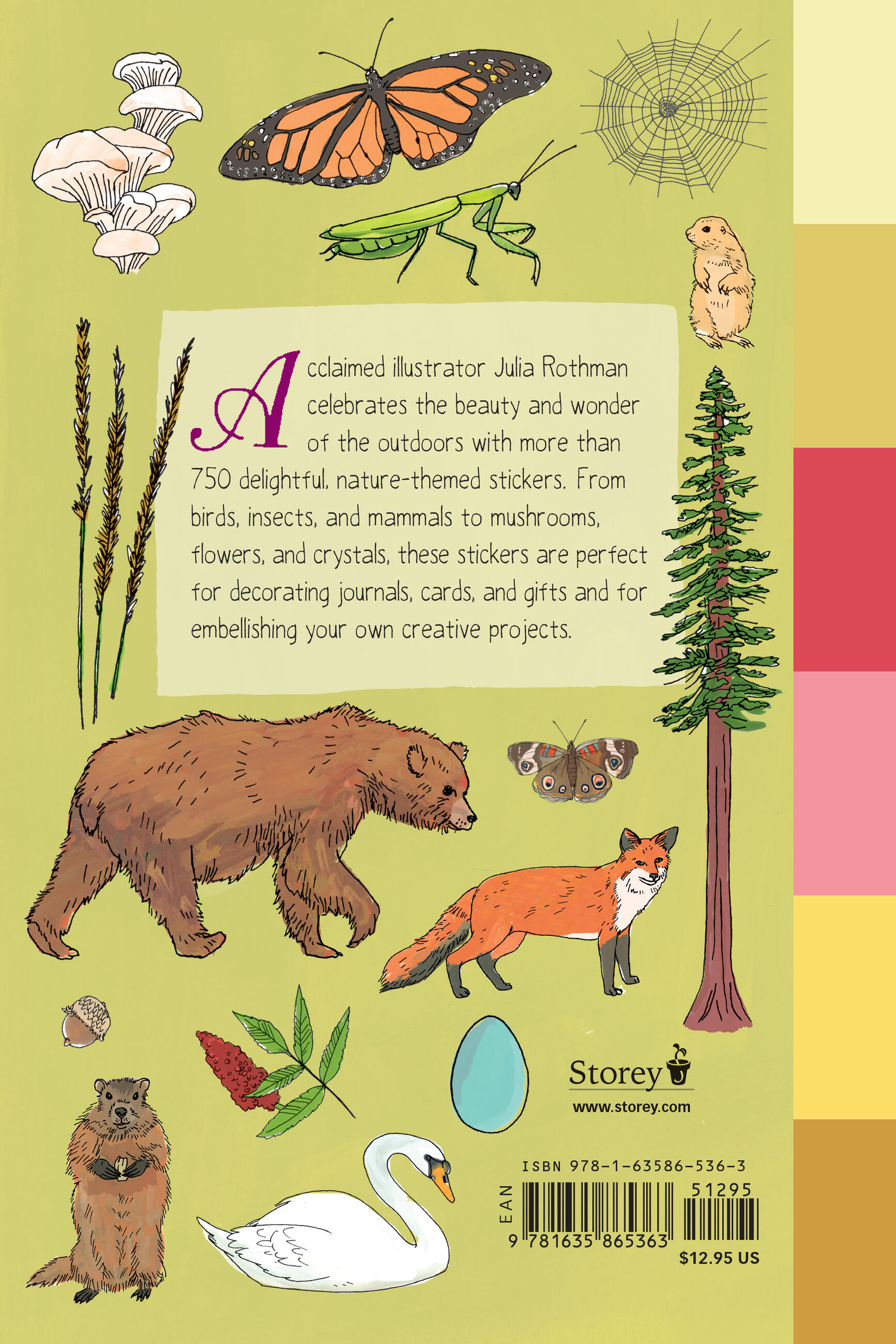 Nature Anatomy Sticker Book by Julia Rothman | Hachette Book Group