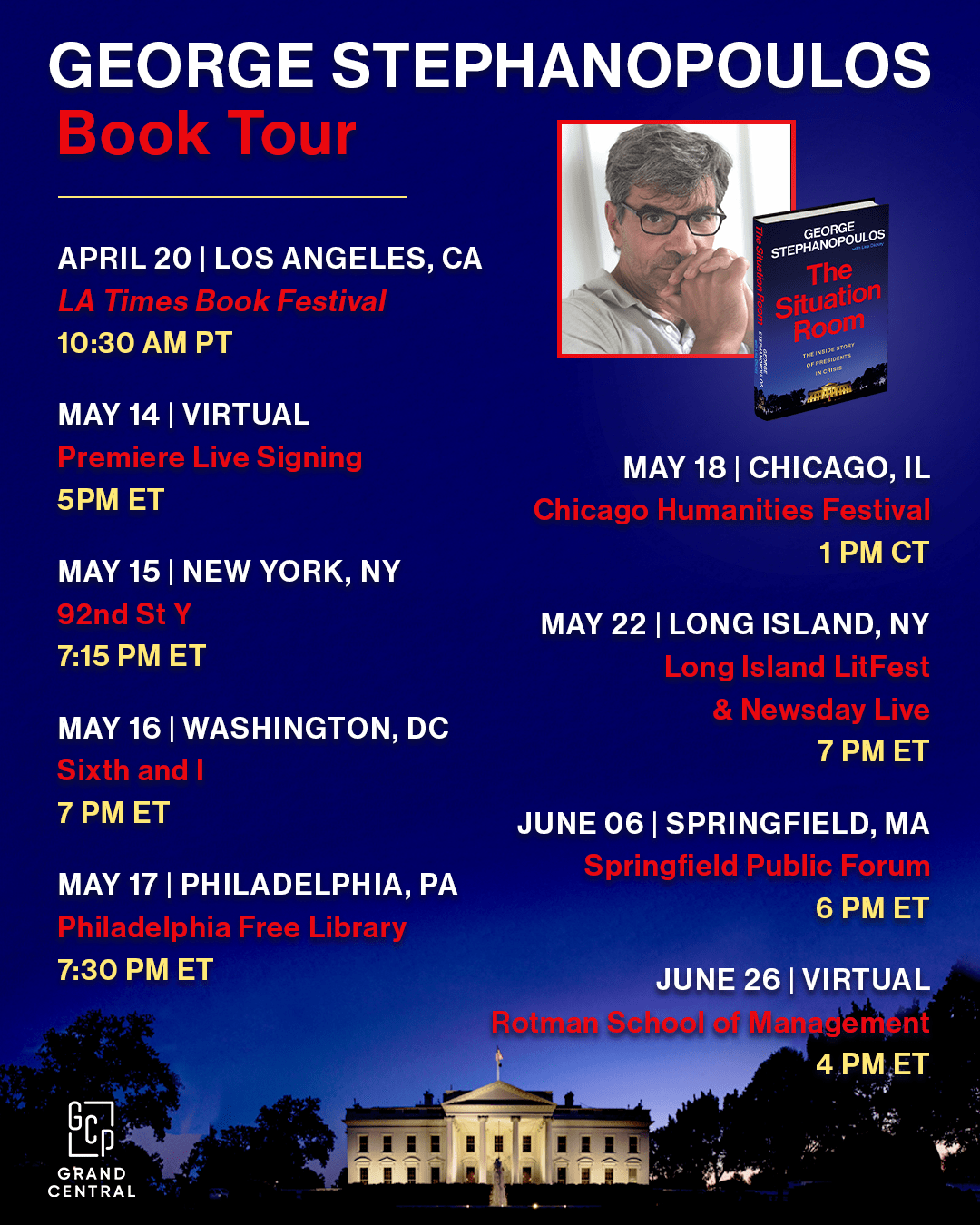 THE SITUATION ROOM Book Tour | Hachette Book Group