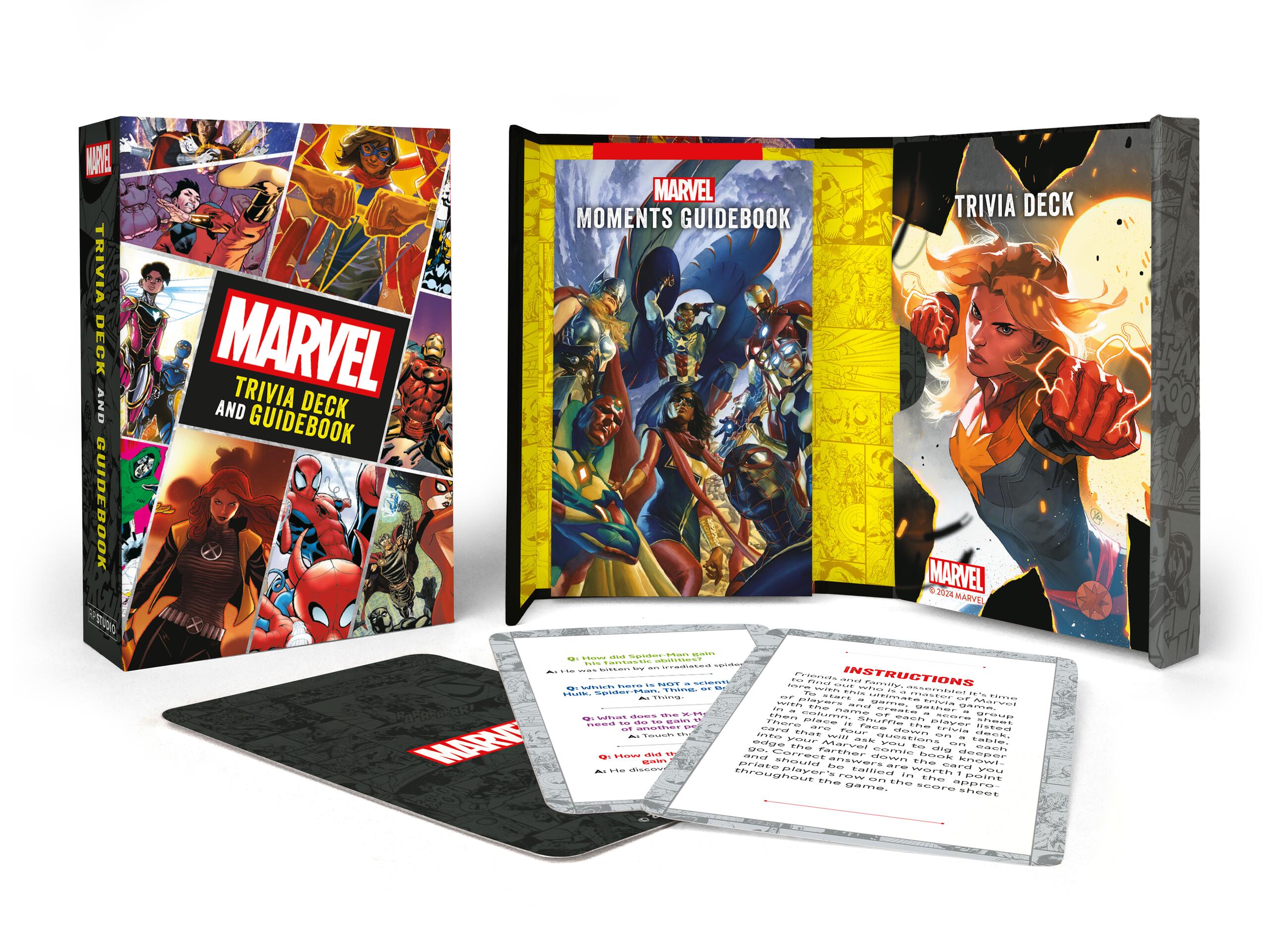 Marvel: Trivia Deck and Guidebook by Matthew K. Manning | Hachette Book ...