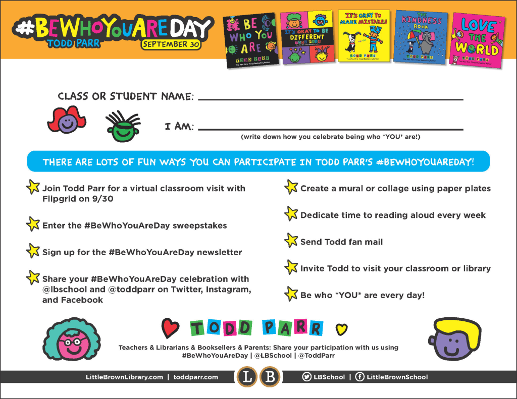 Todd Parr – #BeWhoYouAreDay | Todd Parr