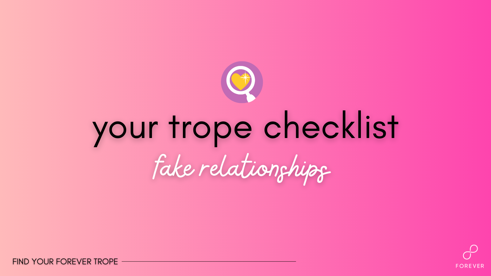 Ultimate Fake Relationship Romance Checklist | Hachette Book Group