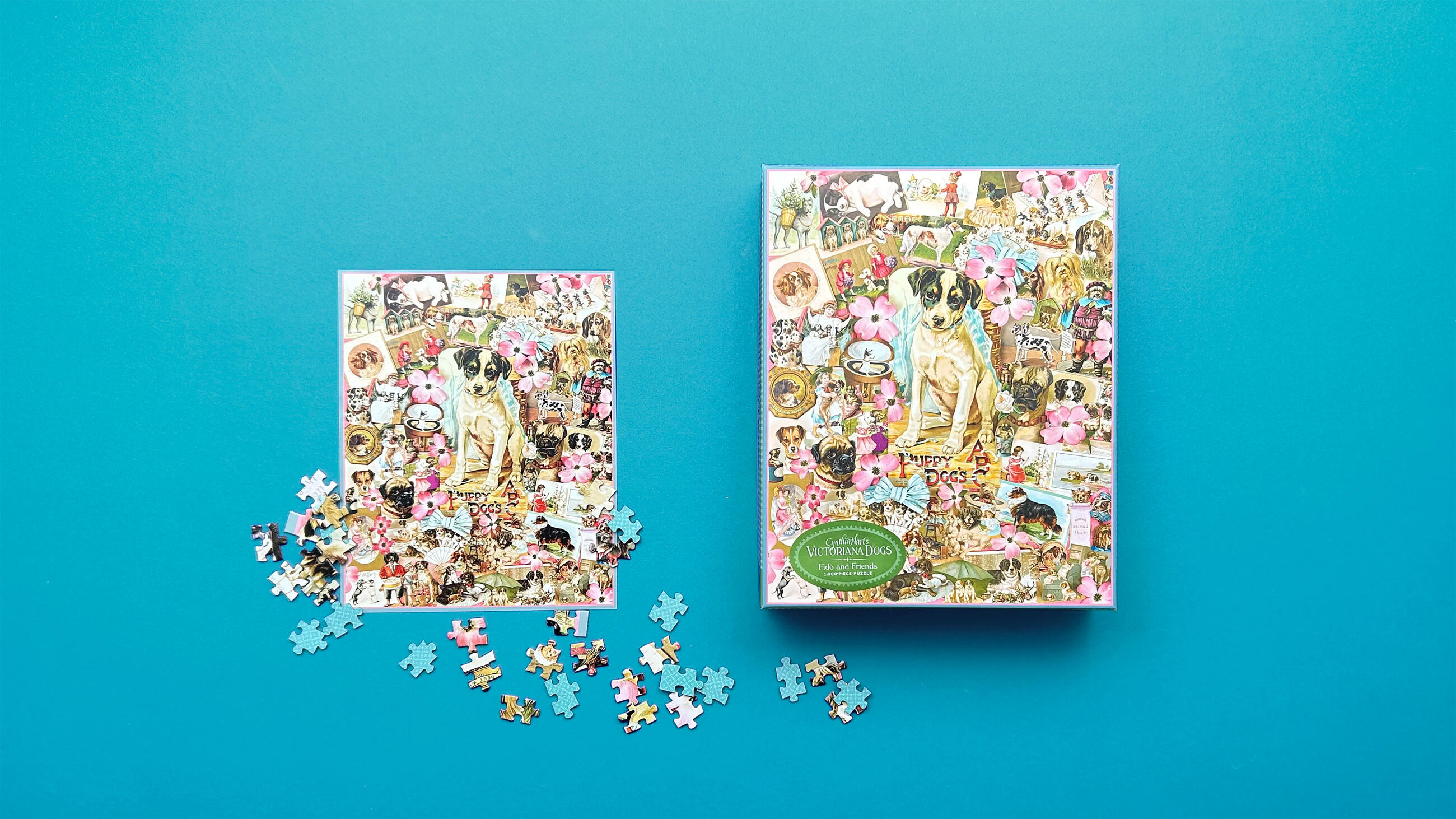 Cynthia Hart’s Victoriana Dogs: Fido and Friends 1,000-Piece Puzzle by ...