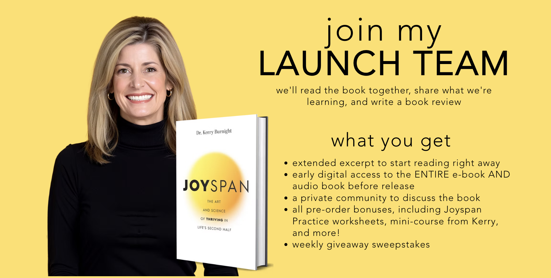 Joyspan by Dr. Kerry Burnight, Ph.D | Hachette Book Group