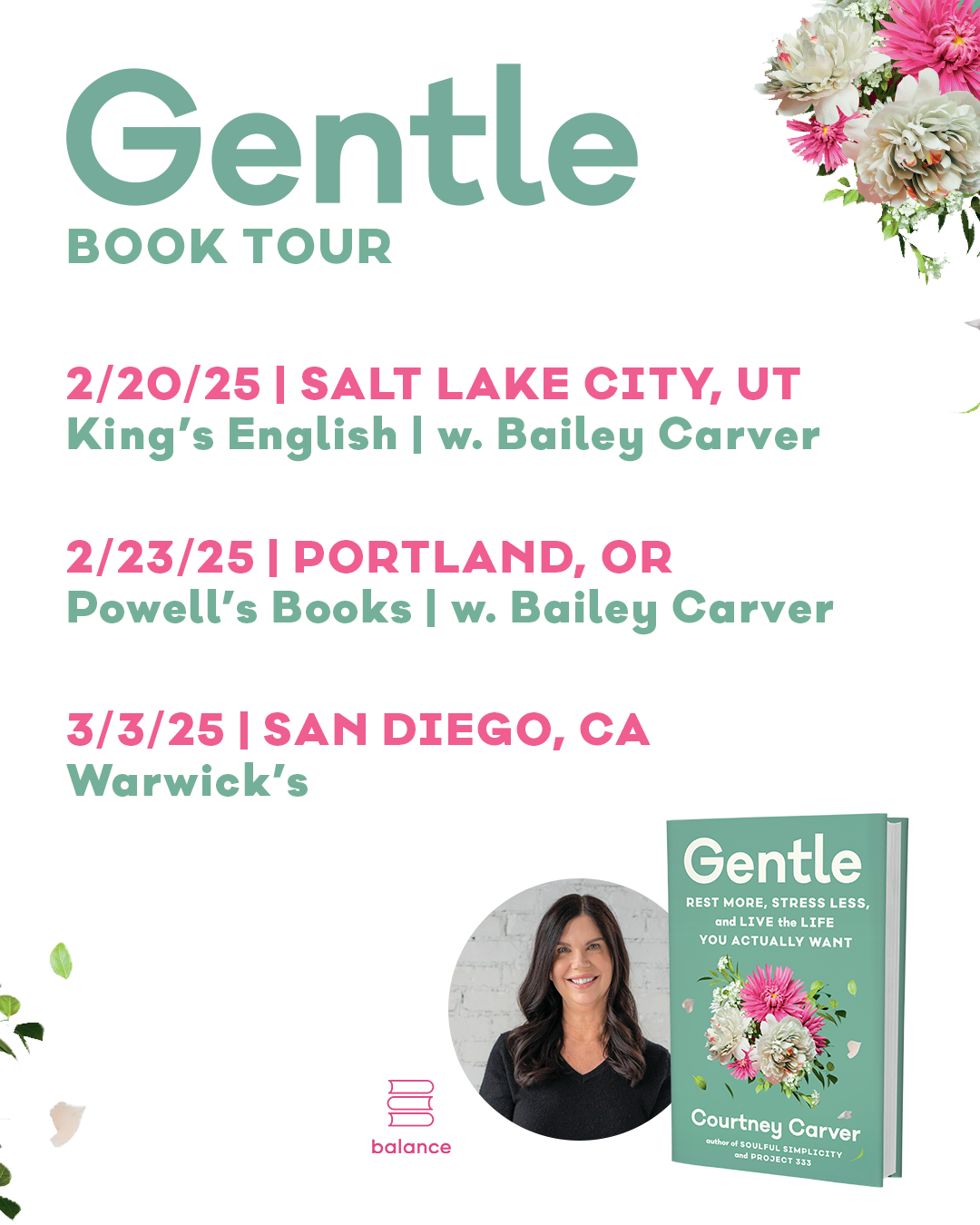 Courtney Carver’s GENTLE Tour | Hachette Book Group