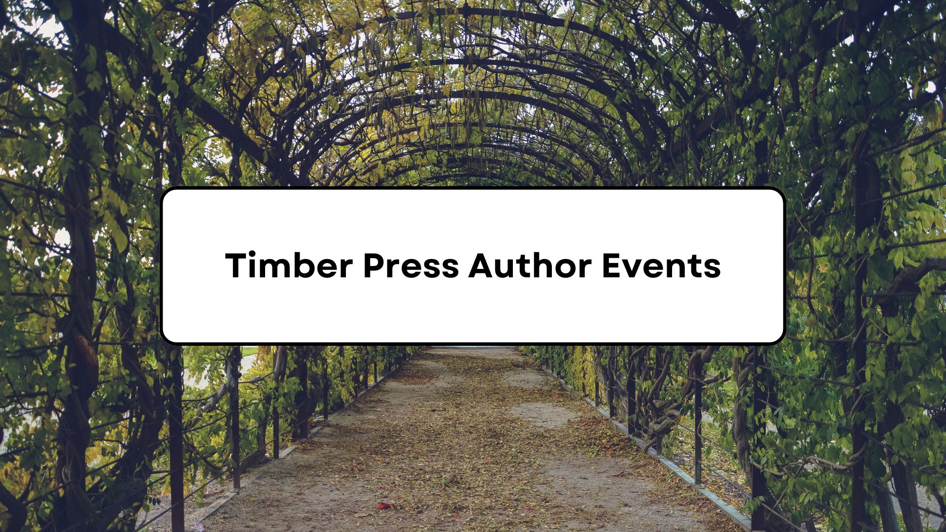 Timber Press Events | Hachette Book Group