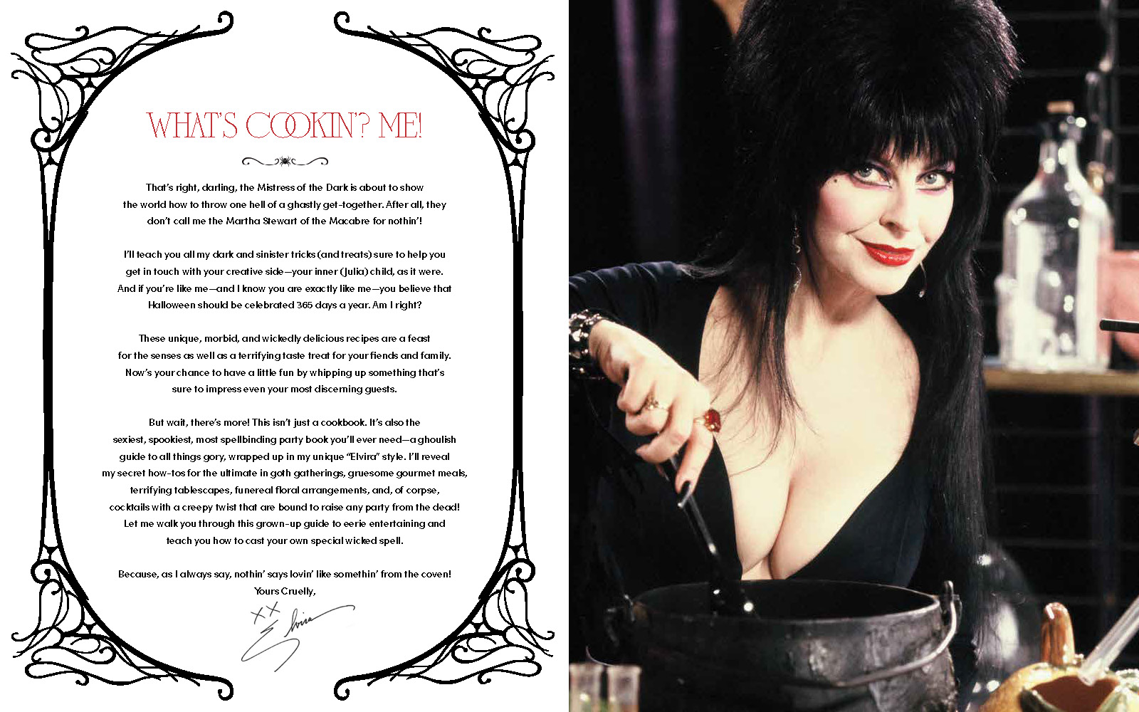 Elvira’s Cookbook from Hell by Cassandra Peterson | Hachette Book Group