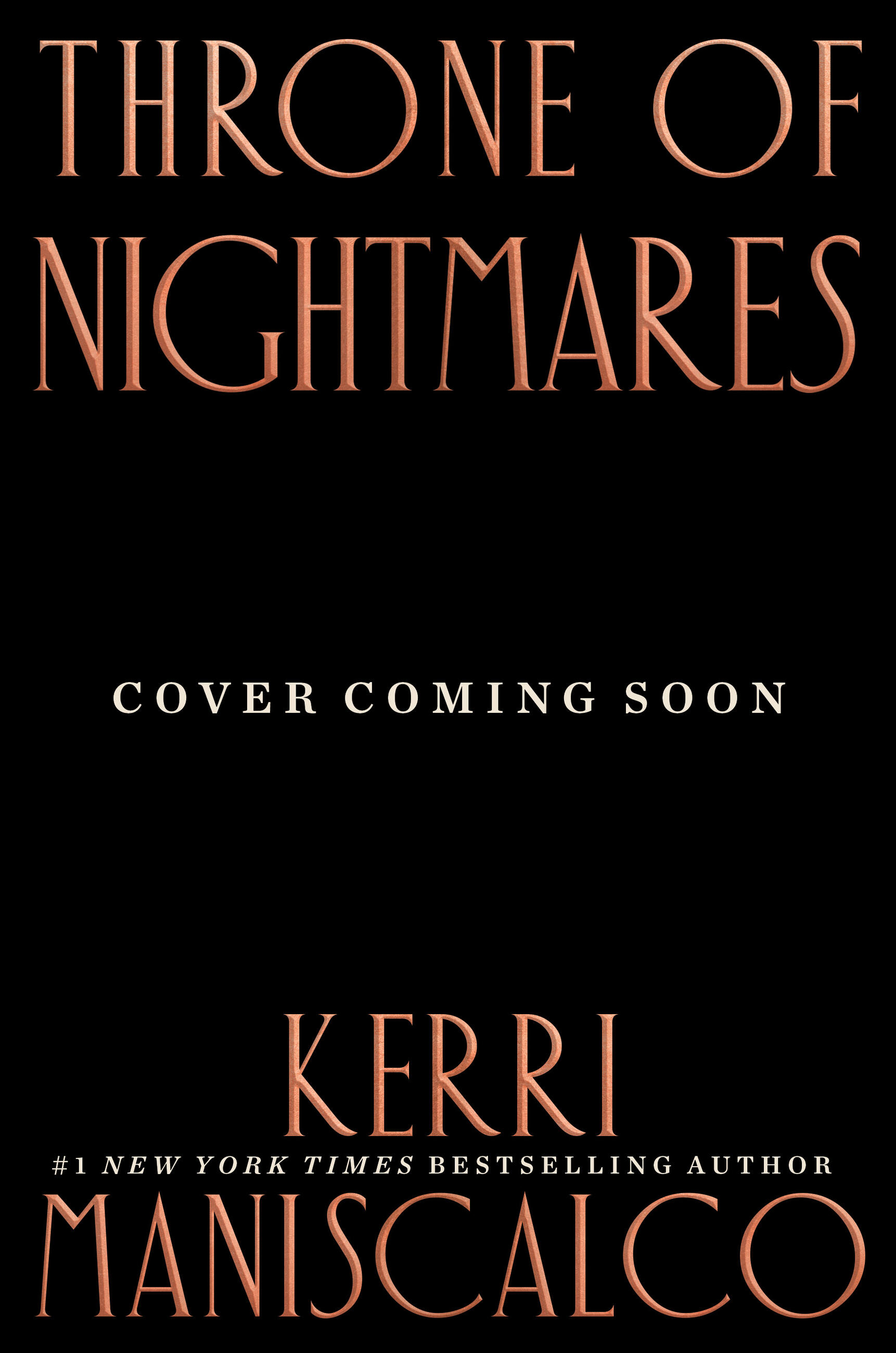 Throne of Nightmares by Kerri Maniscalco | Hachette Book Group