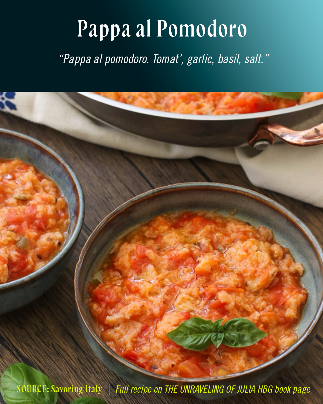 PAPPA AL POMODORO | Hachette Book Group
