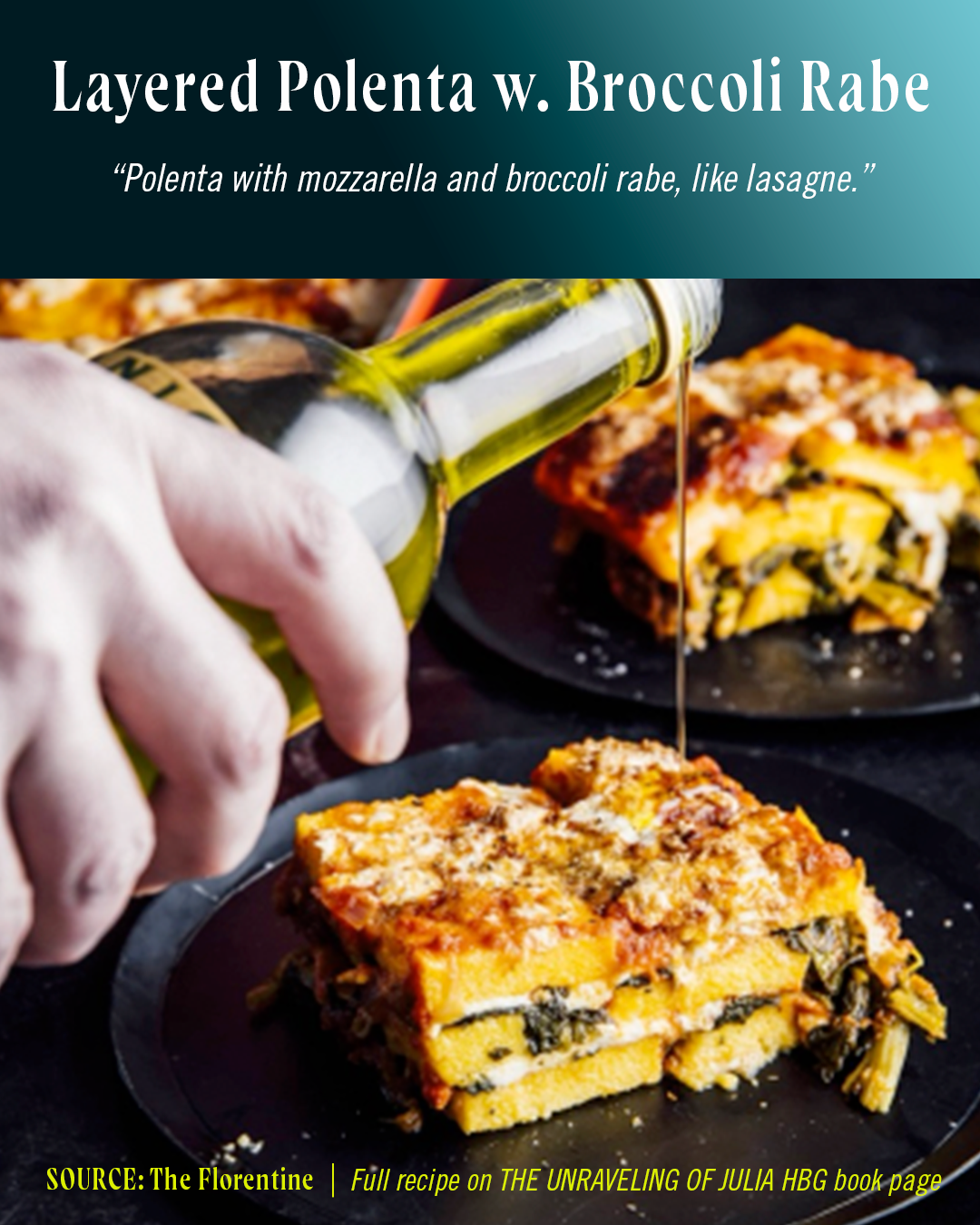 LAYERED POLENTA W. BROCCOLI RABE | Hachette Book Group
